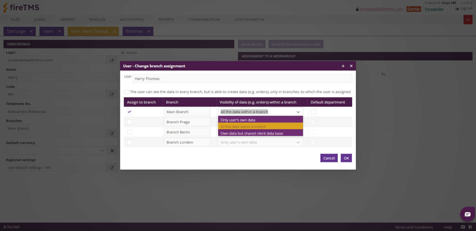 Assigning roles and tasks to users in fireTMS - fireTMS | firetms.com